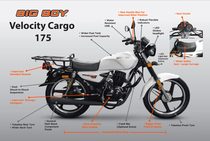 Upgraded: The Big Boy Velocity Cargo 175 - ZA Bikers / ZA Lifestyle